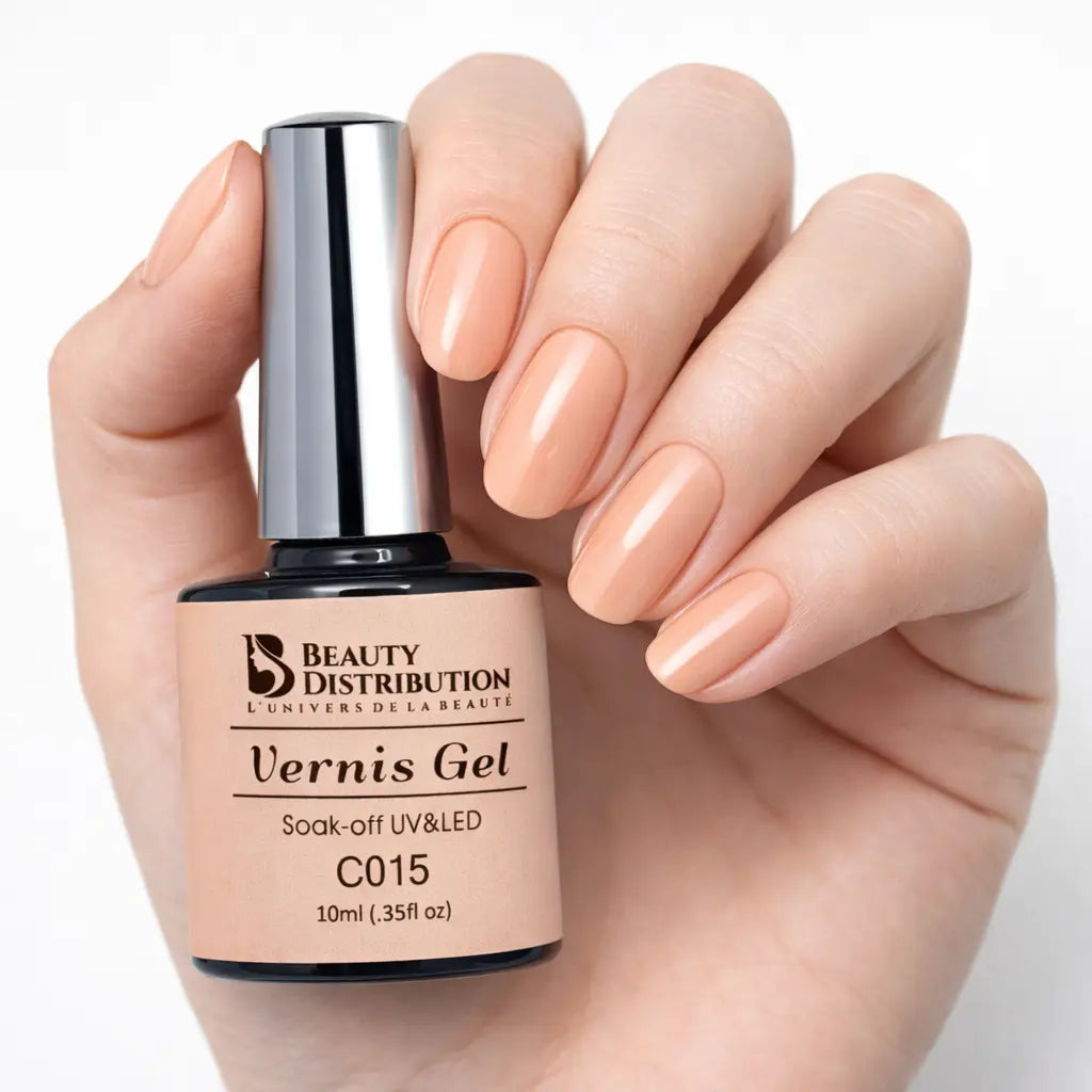 Vernis Semi-Permanent Beauty Distribution C015 Nude Ivoire