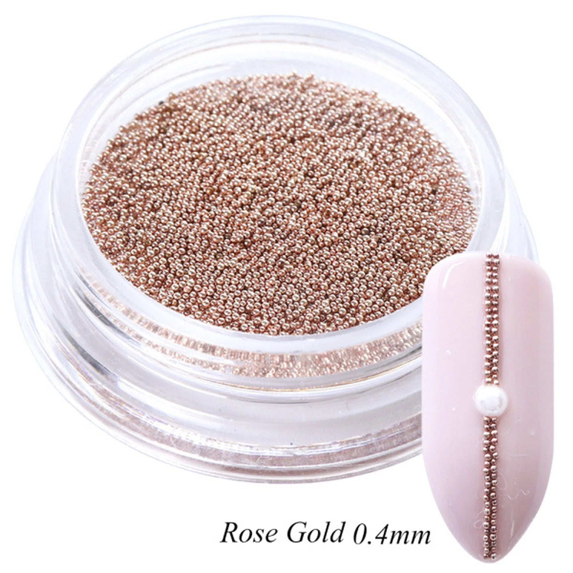 MICRO ROSE BALL Rose Gold 0.4MM – Beauty Distribution
